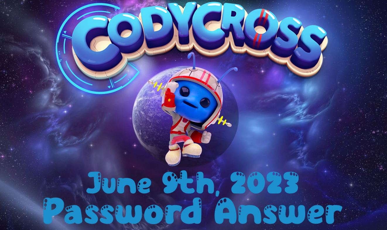 Today s CodyCross Password Answer June 9th 2023 Hints And Solution