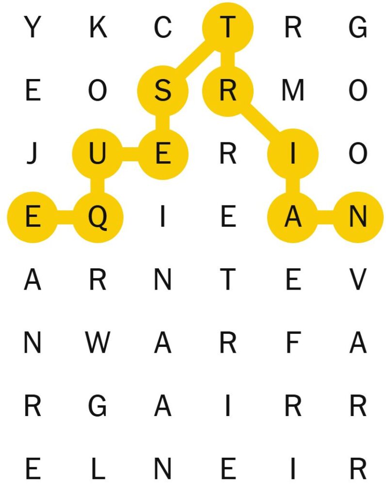 NYT ‘Strands’ Answers Today #631, Spangram November 24th, 2025 – Word ...